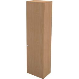 Sch&auml;fer Shop Sch&auml;fer Shop Genius Garderobenschrank TETRIS WALL, 2 Fachboden, T&uuml;ranschlag rechts, B 600 x T 440 x H 2250 mm, Buche-Dekor