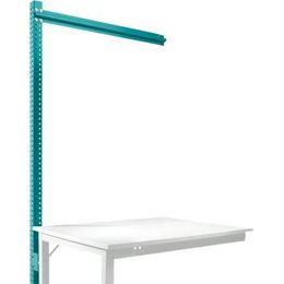Manuflex Aufbauportal f. Ansatztisch STANDARD Arbeitstisch-/Werkbanksystem UNIVERSAL/PROFI, 1250 mm, wasserblau