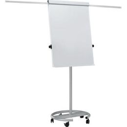 Maul Mobiles Flipchart, silberfarbig
