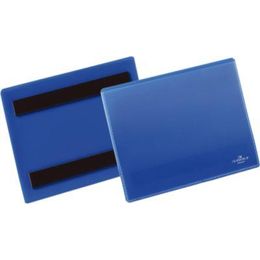 Durable Etiketten- und Kennzeichnungstaschen B 148 x H 105 mm, 50 St&uuml;ck, blau