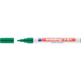Edding Lackmarker 751, 1-2 mm, gr&uuml;n, 10 St&uuml;ck