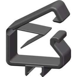 Kabelhalter CC5 f&uuml;r Arbeitstisch treston Quick Edge, ESD-leitf&auml;hig, lichtgrau RAL 7035, 5 St&uuml;ck
