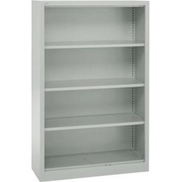 Sch&auml;fer Shop Sch&auml;fer Shop Select Regalschrank MS, 4 OH, B 950 x T 400 x H 1584 mm, Stahlblech, lichtgrau