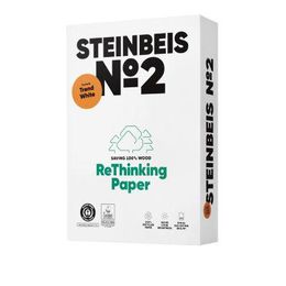 Recyclingpapier STEINBEIS №2, DIN A4, 80 g/m&sup2;, pressewei&szlig;, 2500 Blatt