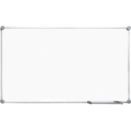 Whiteboard 2000 Maulpro, wei&szlig; emailliert, Rahmen platingrau, 900 x 600 mm