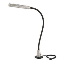 BAUER & BÖCKER LED-Arbeitsleuchte Bauer & Böcker Fluter, 10 W, 950 lm, 5500 K, neigbar, dimmbar, Magnetfuß, IP65, L 850 mm, Aluminium, grau-schwarz