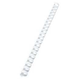 GBC&reg; Binder&uuml;cken, Plastik, &Oslash; 25 mm, 50 St&uuml;ck, wei&szlig;