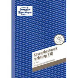 Avery Zweckform Kassenbestandsrechnung Nr. 318