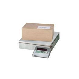 Maul Paketwaage Maulparcel S, bis 50 kg, Solarbetrieben, Abschaltautomatik, Ein-Tasten-Bedienung, Hold-Funktion, grau