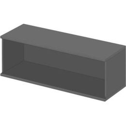 Sch&auml;fer Shop Sch&auml;fer Shop Genius Aufsatzregal TETRIS WOOD, 1 OH, B 1200, graphit