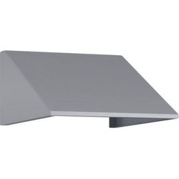 Schr&auml;gdachaufsatz f&uuml;r C+P Schlie&szlig;fachschrank Resisto, Neigung von 26&deg;, B 396 x T 540 x H 230 mm, Stahl, wei&szlig;aluminium RAL 9006