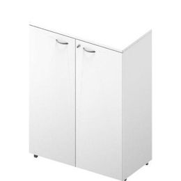 Schrank ARLON OFFICE, 3 Ordnerh&ouml;hen, abschlie&szlig;bar, B 900 x T 450 x H 1232 mm, wei&szlig;/wei&szlig;
