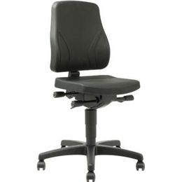 bimos Drehstuhl All-In-One Trend 9633, mit Rollen, Integralschaum, schwarz