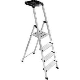 Krause Secury Stufen-Stehleiter, 4 Stufen