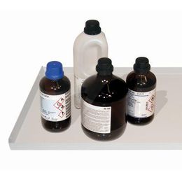 Fachboden Standard f&uuml;r ASECOS Druckgasflaschenschr&auml;nke, Stahlblech, lichtgrau, B 1039 x T 250 x H 25 mm, bis 75 kg