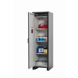 Sicherheitsschrank Typ 30 ASECOS Q-CLASSIC-30, Fl&uuml;gelt&uuml;r, Anschlag links, Front Enzianblau, B 564 x T 620 x H 1947 mm