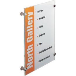 Durable Crystal Sign T&uuml;rschild, Acrylglas, B 297 x H 420 mm, DIN A3