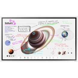 Touchdisplay Samsung Flip Pro WM75B, 75 Zoll, 4K-UHD, 3840 x 2160 px, USB-C, HDMI, DP, bis zu 20 Personen