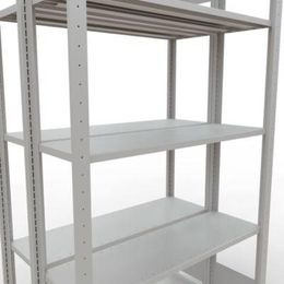 SCHULTE LAGERTECHNIK - Stecks.Doppelgrundregal Typ 150 - 2000x1000x2x300 mm 2x5 B&ouml;den