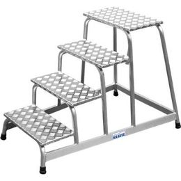 Krause Montagetritt, 4 Stufen, H&ouml;he 0,80 m, 10 kg