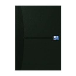Office-Buch Oxford Essentials, gebunden, DIN A4, 96 Seiten kariert, 5er Pack, schwarz
