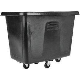 Transportwanne Rubbermaid Cube Truck, 0,33 m&sup3;, bis 181 kg, mit Rollen, schwarz