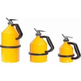 Feindosier-Kanne, Stahl, gelb, 5 l, &Oslash; 178 x H 370 mm, automatische Entl&uuml;ftung