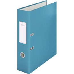 Leitz&reg; Ordner 180&deg; Cosy, A4, 180&deg;-Pr&auml;zisionsmechanik, Schreibschild & Griffloch, R&uuml;ckenbreite 80 mm, blau