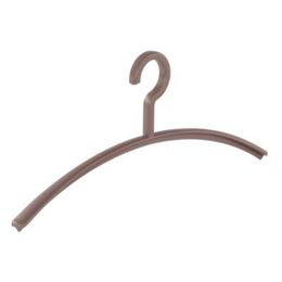 Kunststoff-Kleiderb&uuml;gel Rudolf Weber KG Rom, schmutzhemmende Oberfl&auml;che, 10 St&uuml;ck, beige