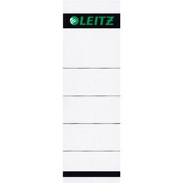 R&uuml;ckenschild Leitz&reg;, R&uuml;ckenbreite 80 mm, selbstklebend, 10 St&uuml;ck, grau