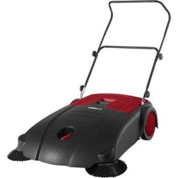 Sch&auml;fer Shop Sch&auml;fer Shop Pure Handkehrmaschine, Kehrleistung 3200 m&sup2;/h, bis 30 l, L 1130 x B 850 x H 860/910/960 mm, schwarz/rot