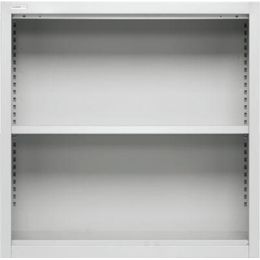 Sch&auml;fer Shop Sch&auml;fer Shop Select Aufsatzregal MS, 2 OH, B 800 x T 400 x H 800 mm, Stahlblech, Lichtgrau