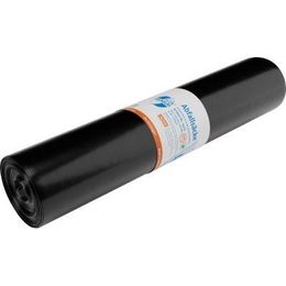 Deiss PREMIUM PLUS&reg; Abfalls&auml;cke, Recycling-LDPE, rei&szlig;fest, B 700 x H 1100 mm, 120 liter, 31 &micro;m, schwarz, 250 St&uuml;ck