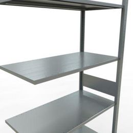 SCHULTE LAGERTECHNIK - Stecks.Anbaur.mit L&auml;ngenriegel - 3000x1000x500 mm, Typ 150 kg