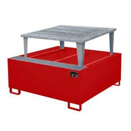 Bauer Auffangwanne AWA 1000-1, rot RAL 3000