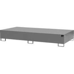 Bauer Auffangwanne VAW-1000-2, L 2650 x B 1300 x H 435 mm, bis 1000 l, Edelstahl, unterfahrbar