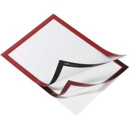 Durable Inforahmen Duraframe, DIN A4, 2 St&uuml;ck, rot