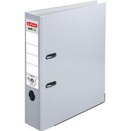 Herlitz Ordner maX.file protect, DIN A4, R&uuml;ckenbreite 80 mm, grau