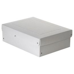 Archivbox Falken PureBox PRO A4, f&uuml;r bis zu 1250 Blatt, DIN ISO 16245-A, mit Beschriftungsfeld, L 320 x B 240 x F&uuml;llh&ouml;he 100 mm, FSC&reg;-Pappe, wei&szlig;