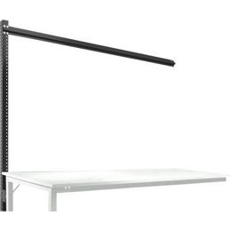 Manuflex Aufbauportal, Ansatzisch SPEZIAL Arbeitstisch-/Werkbanksystem UNIVERSAL/PROFI, 2000 mm, anthrazit