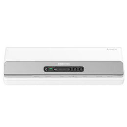 Laminierger&auml;t Fellowes&reg; Amaris A3, bis A3, f&uuml;r Folienst&auml;rke 80-175 &mu;, 800 mm/min, Aufw&auml;rmzeit 1 min, 3 Heizstufen, 10 Laminierfolien, silber-wei&szlig;