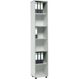 Sch&auml;fer Shop Sch&auml;fer Shop Select Regal MOXXO IQ, Holz, 6 F&auml;cher, 6 OH, B 401 x T 362 x H 2168 mm, lichtgrau
