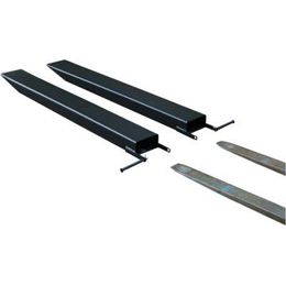 Bauer Gabelverl&auml;ngerung f&uuml;r Flurf&ouml;rderzeuge, offene Ausf&uuml;hrung, L 1600 x B 100 x 50 mm, schwarz