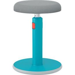 Leitz Sitz- & Stehhocker Ergo Cosy Active, B 370 x T 370 x H 460 - 790 mm, bis 110 kg, Sanftes Blau