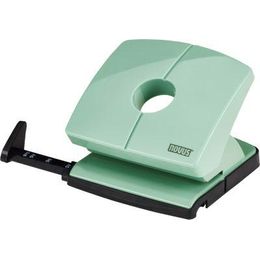Locher Novus B 220, bis zu 20 Blatt, f&uuml;r A4/A5/A6/B5/B6/US/3x8/Folio, Anschlagschiene, Vollmetall & Kunststoff, mellow-mint