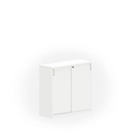 Schiebet&uuml;renschrank NEVADA, B 1200 x H 1155 mm, wei&szlig;