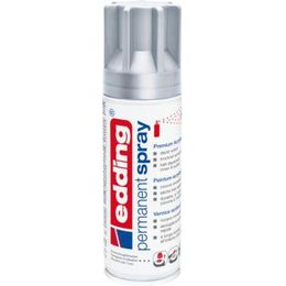 Edding Spray 5200, 200 ml, Premium-Acryllack matt, Spr&uuml;hbreite ca. 50-60 mm, silber matt