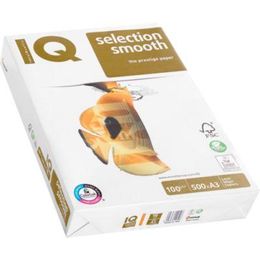 Kopierpapier Mondi IQ Smooth, DIN A3, 100 g/m&sup2;, hochwei&szlig;, 500 Blatt