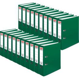 Herlitz Ordner maX.file protect, DIN A4, R&uuml;ckenbreite 80 mm, 20 St&uuml;ck, gr&uuml;n