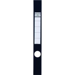 Durable Ordnerr&uuml;ckenschilder Ordofix, R&uuml;ckenbreite 40 mm, selbstklebend, 10 St&uuml;ck, schwarz